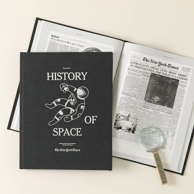 New York Times Custom Space History Book | Uncommon Goods