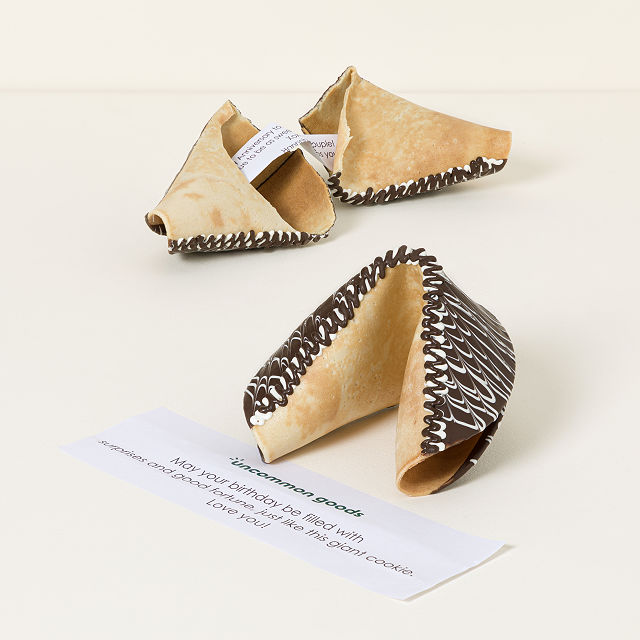 Giant Custom Message Fortune Cookie | Dessert | Uncommon Goods