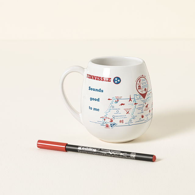 Color Map State Mug | Drinking | Uncommon Goods