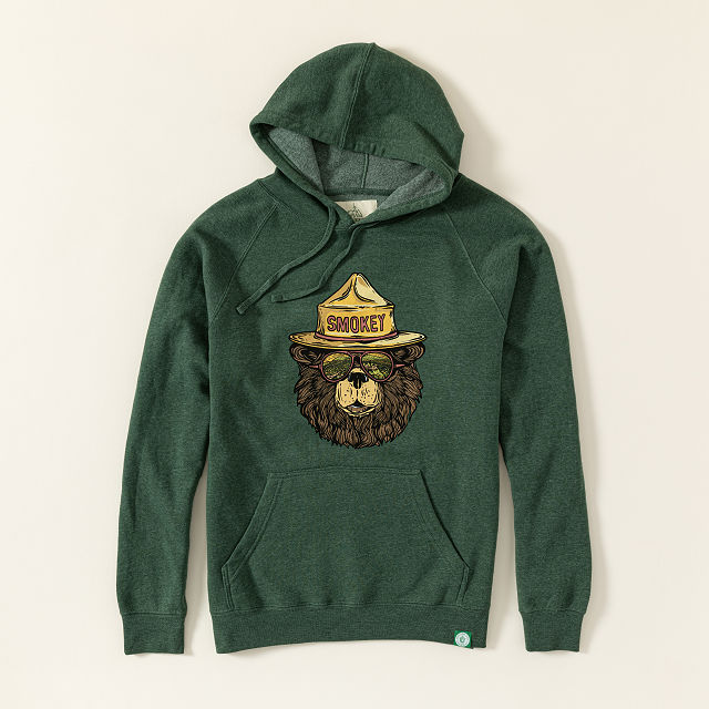 Uncommon Goods | Medium - Smokey the Groovy Bear Sweatshirt | Smokey ...