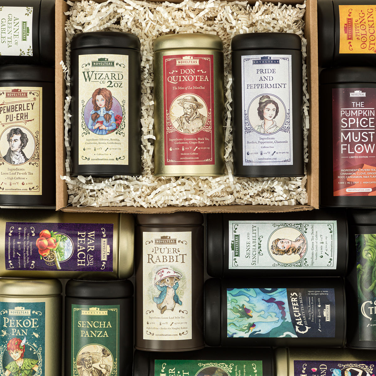 Uncommon Goods | Novel Tea Literary Blends | Drinking | Birthday Gifts ...