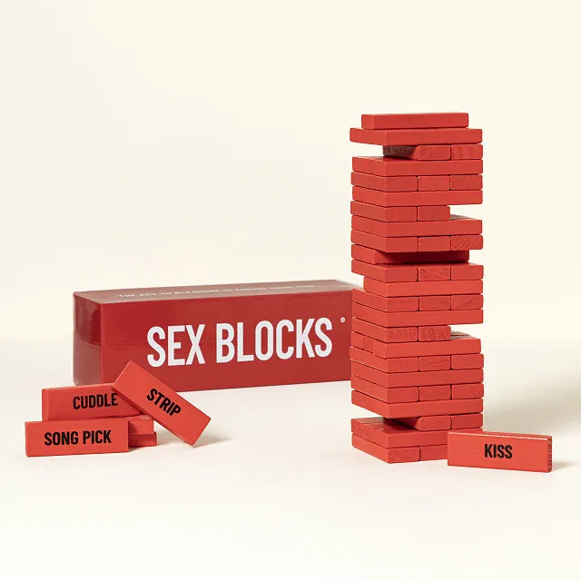 Sex Blocks : Intimate Tumble Tower Game | Couples Game | Uncommon Goods