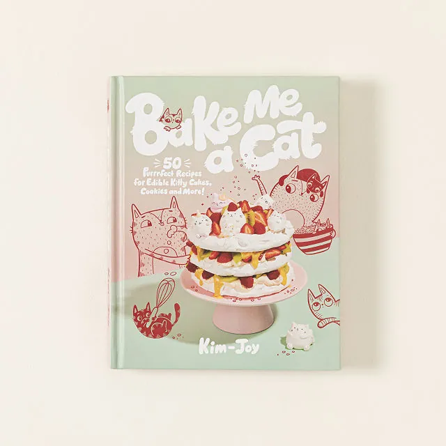 Bake Me A Cat - 50 Kitty Shaped Recipes | Cute Cookbook | Uncommon Goods