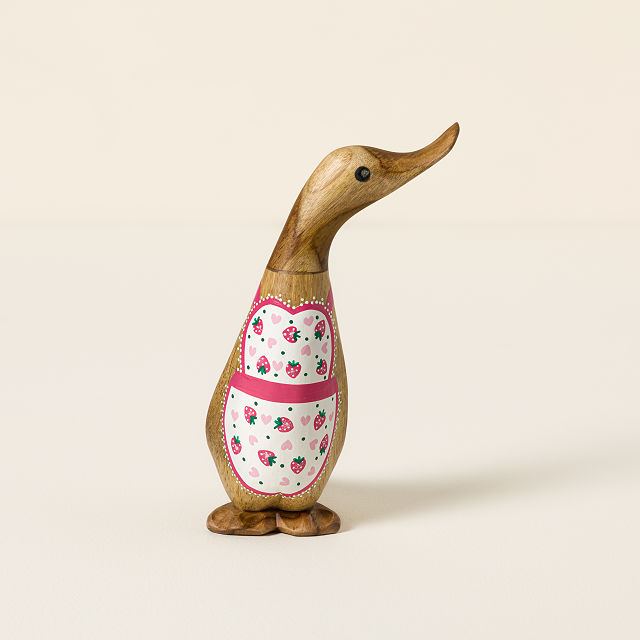 Uncommon Goods | Apron Ducky (right) - Sweet Strawberry Wellie Garden ...