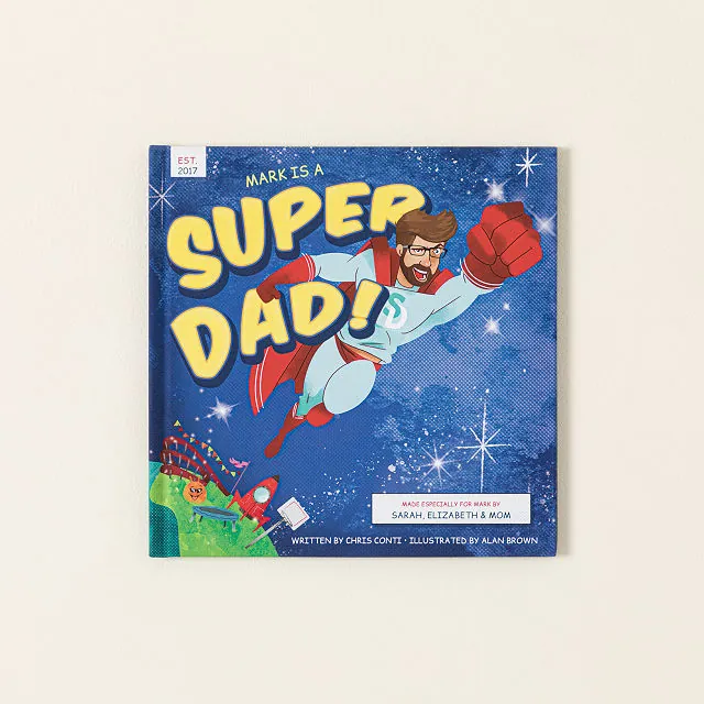 Custom Super Dad Book - Great Gifts Club