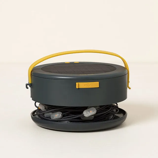 Uncommon Goods | Tangle Free Solar Glow String Lights | Outdoors