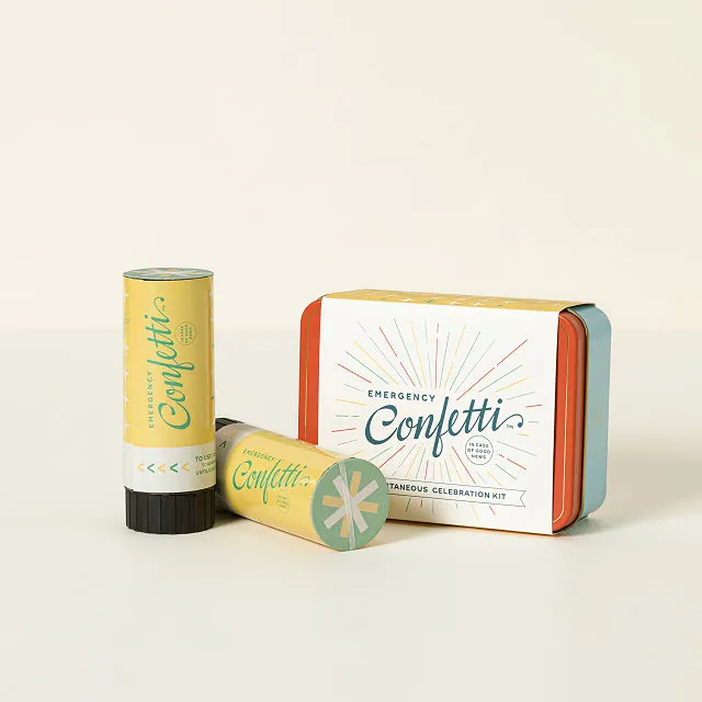 Emergency Celebration Confetti Poppers | Party Time | Uncommon Goods