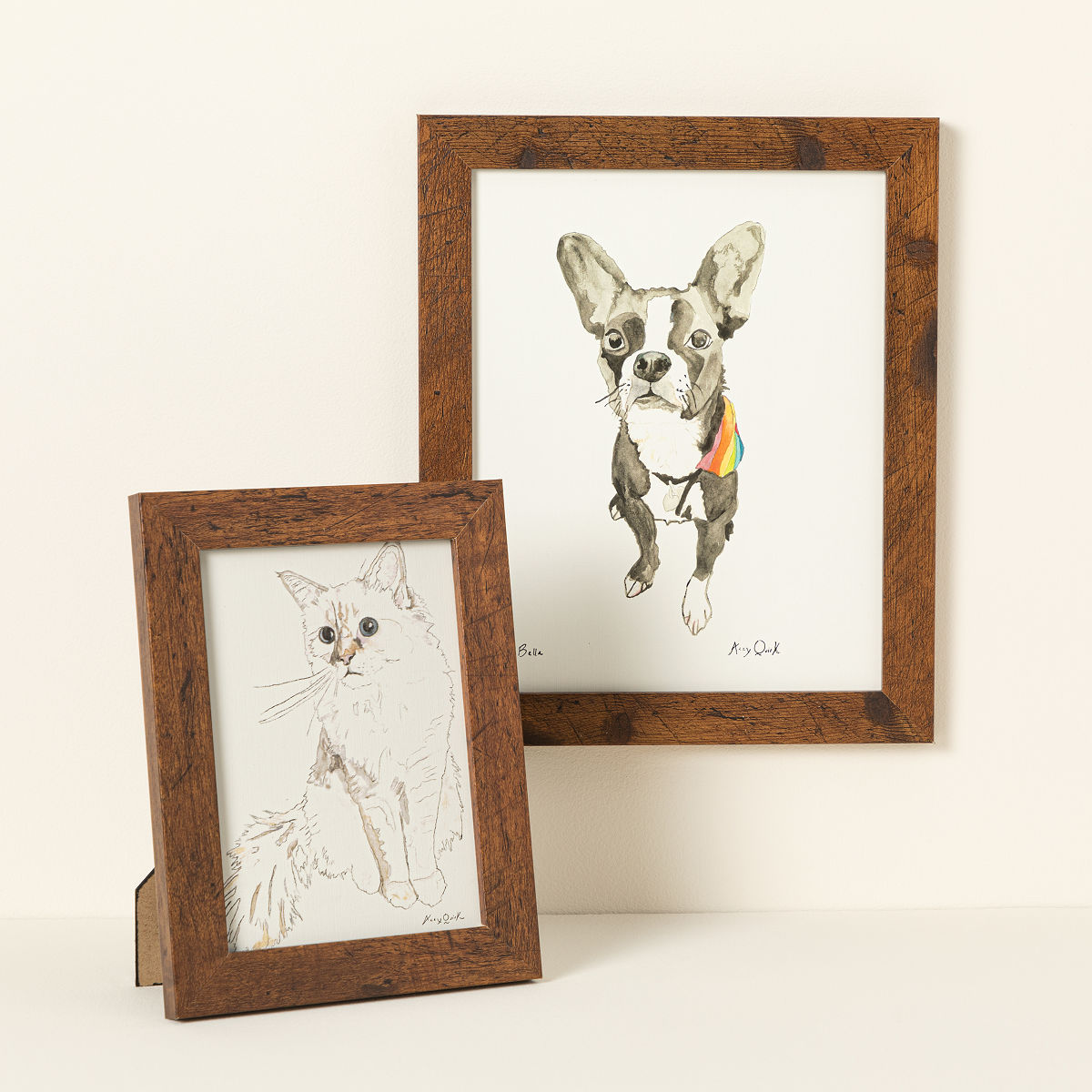 Uncommon Goods | Personalized Watercolor Pet Portrait