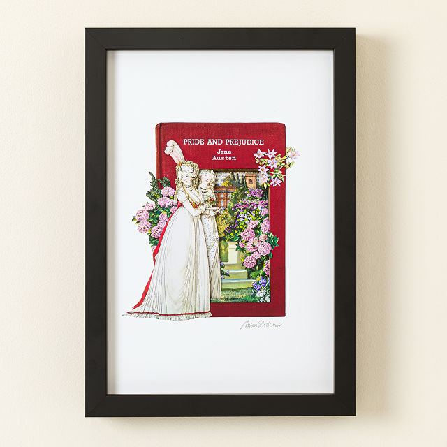 Vintage Classic Literature Book Collage Art | Uncommon Goods