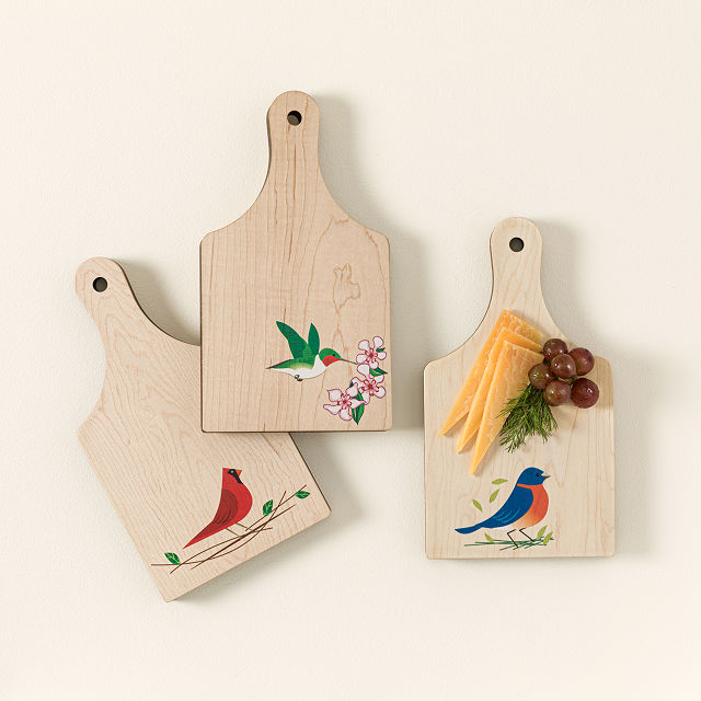 Little Birdie Cheese Board Trio | Dining | Uncommon Goods