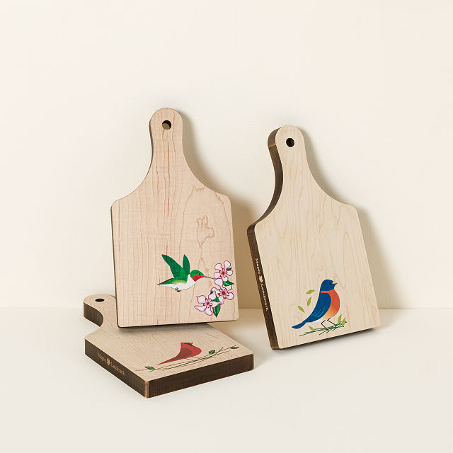 Little Birdie Cheese Board Trio | Dining | Uncommon Goods