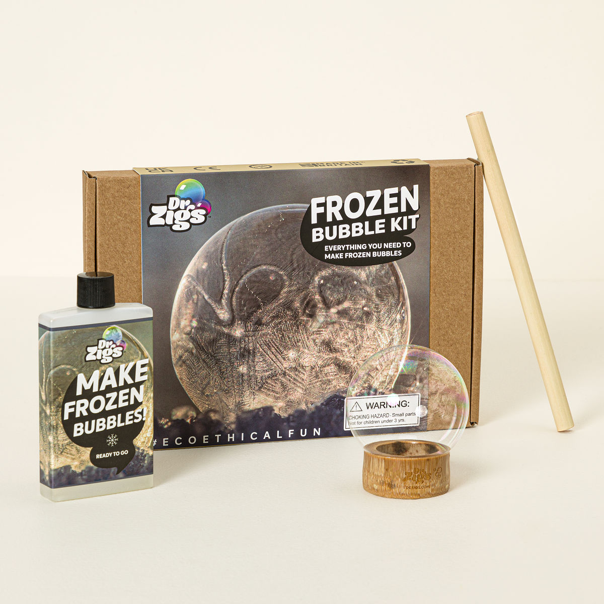 Uncommon Goods | Magical Frozen Bubbles Kit | Freezing Bubbles