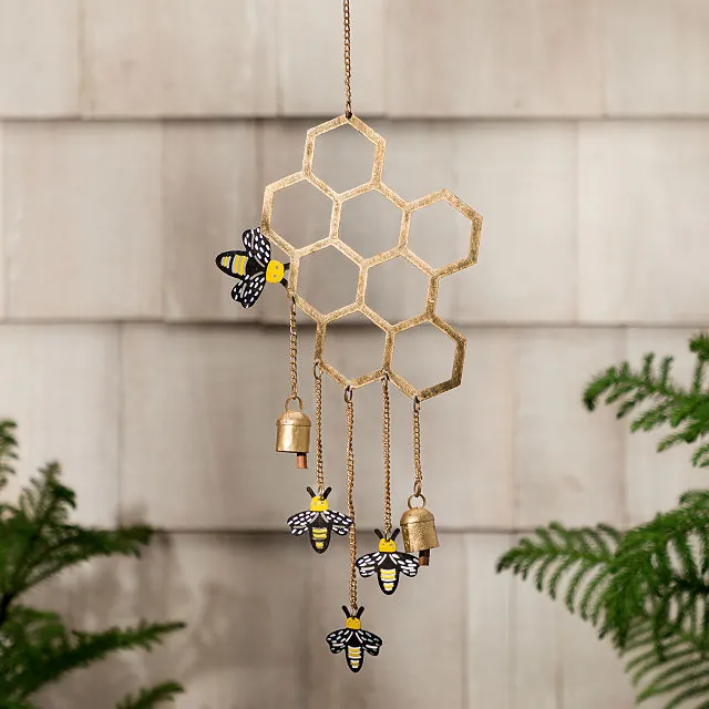 Buzzing Bee Wind Chime | Garden | Uncommon Goods