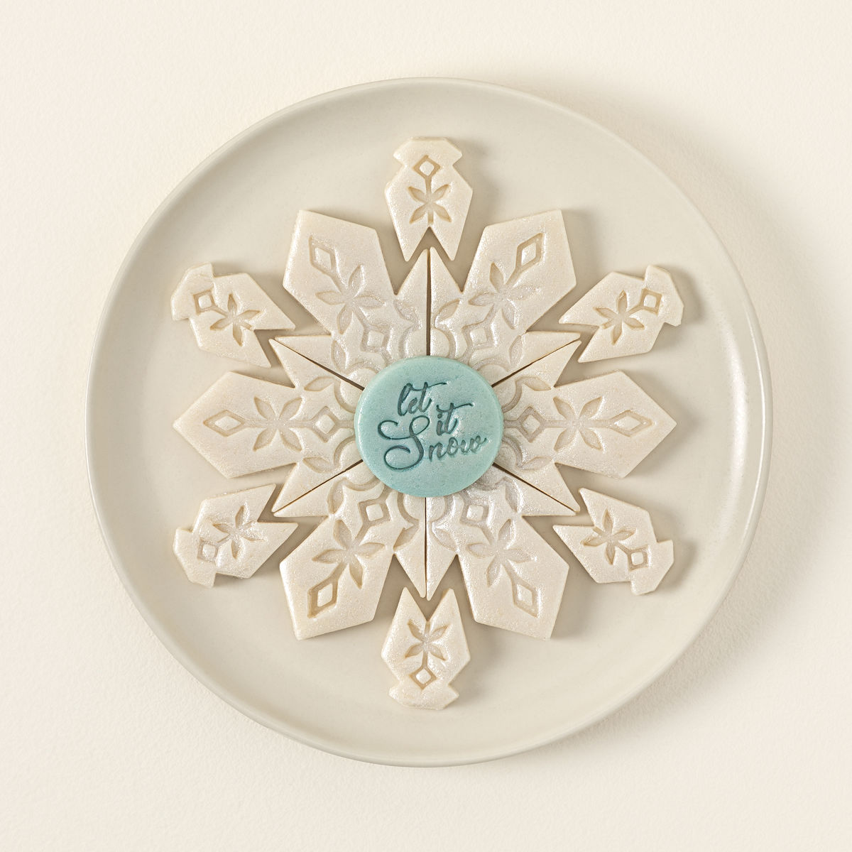 Uncommon Goods | Edible Snowflake Puzzle | Marzipan Puzzle