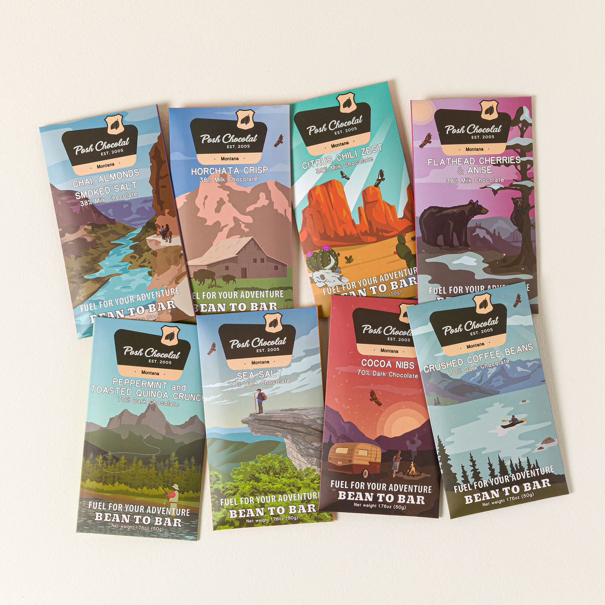 Uncommon Goods | National Park Chocolate Bar Collection | Candy