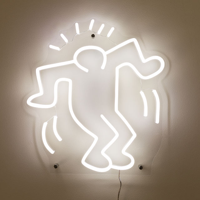 Keith Haring Neon Light | Wall Art | Uncommon Goods