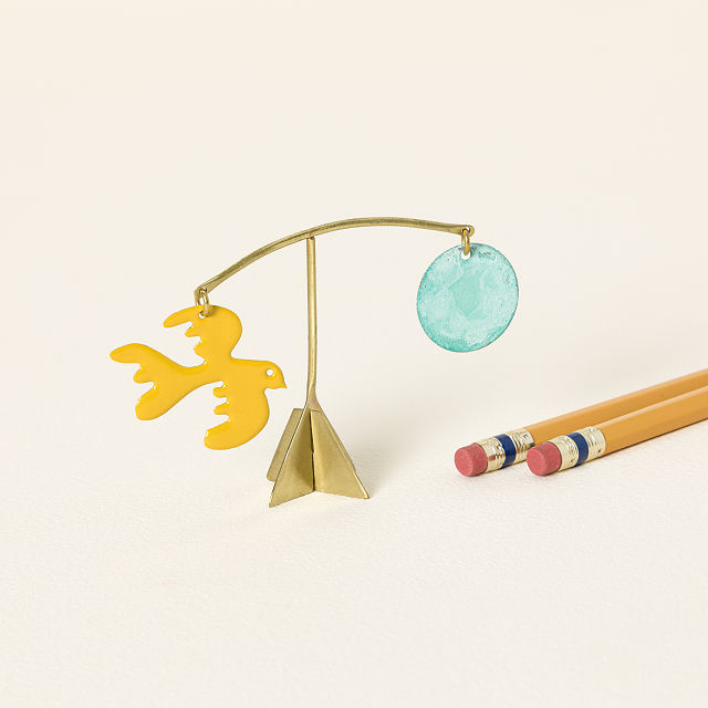 Bird & Moon Desktop Pendulum | Desktop | Uncommon Goods