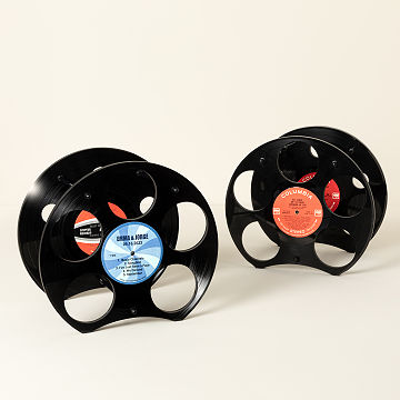 Upcycled Record Coasters | Recycled Vinyl LP Coasters | Uncommon Goods