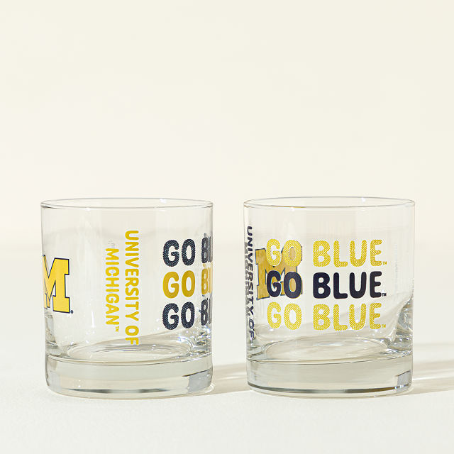 Show Your Spirit! College Rocks Glass - Set of 2 | Uncommon Goods