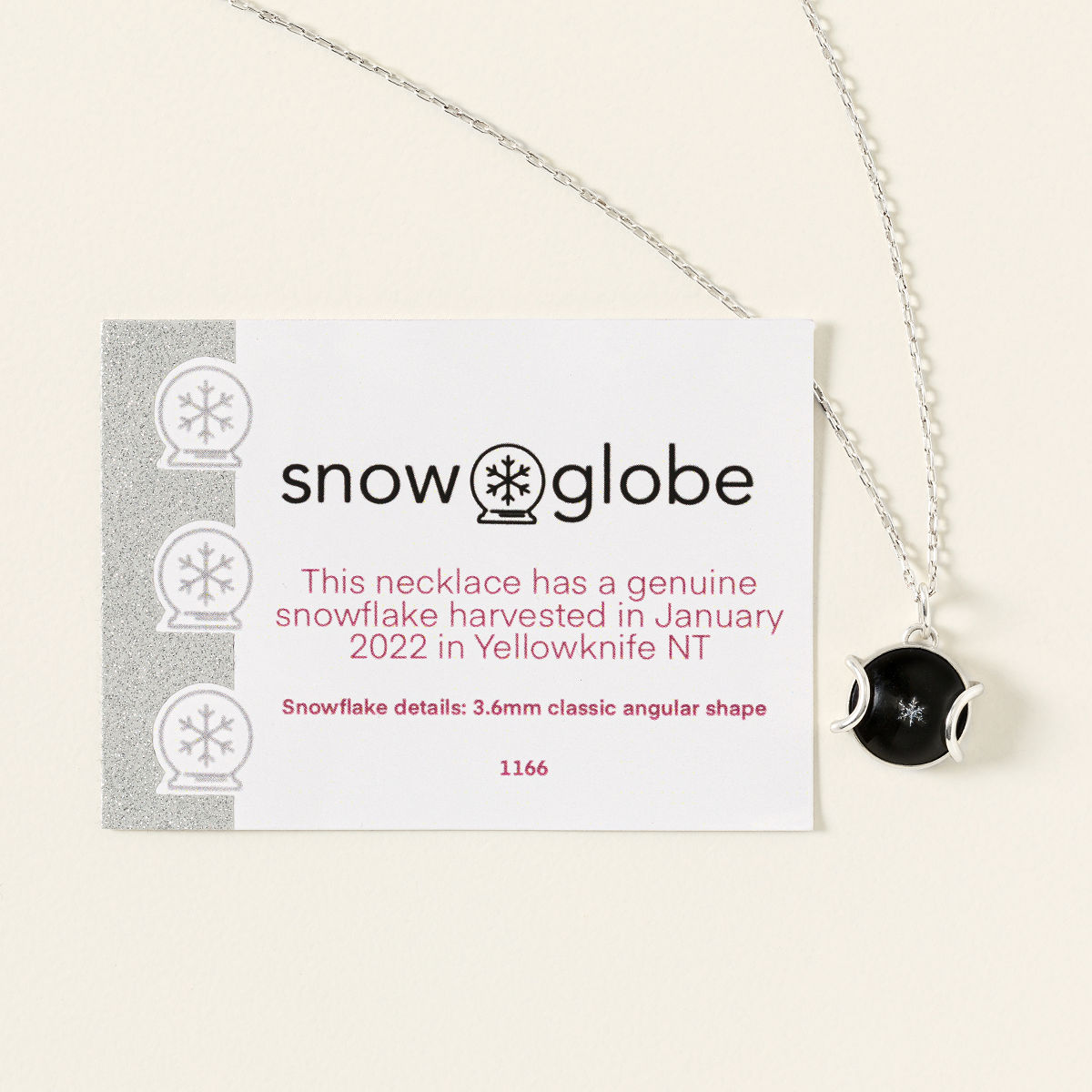 Uncommon Goods | Real Snowflake Forever Necklace | Snowflake