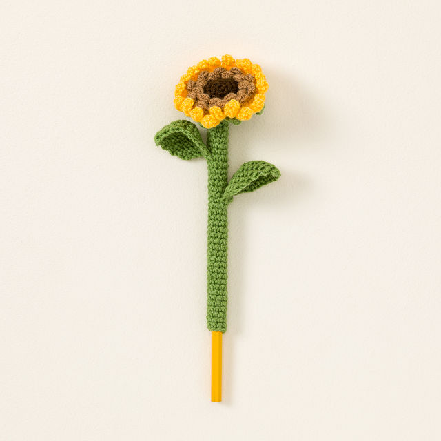 Writer's Bloom Crochet Pen Cover | Pencil | Uncommon Goods