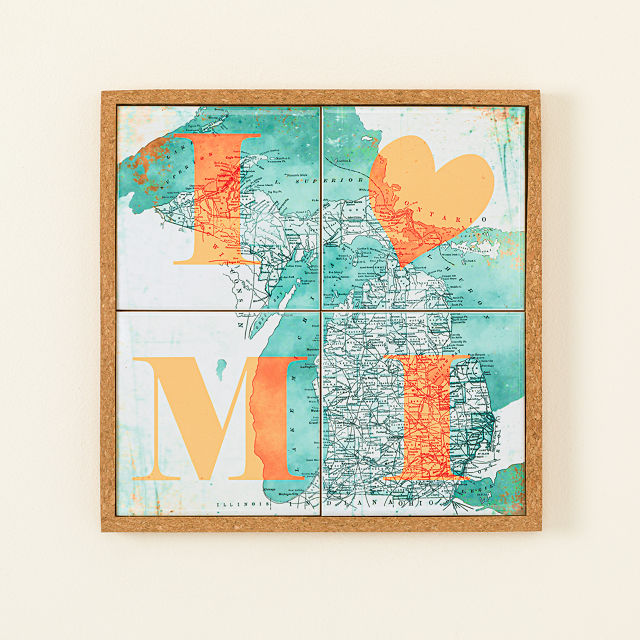 Home State Coaster & Trivet Set | Uncommon Goods