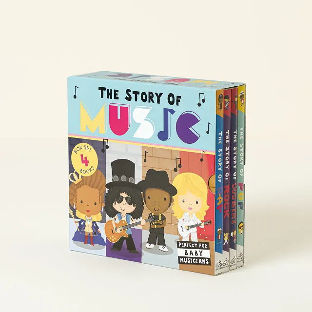 Uncommon Goods | The Story of Music Board Book Set | Music