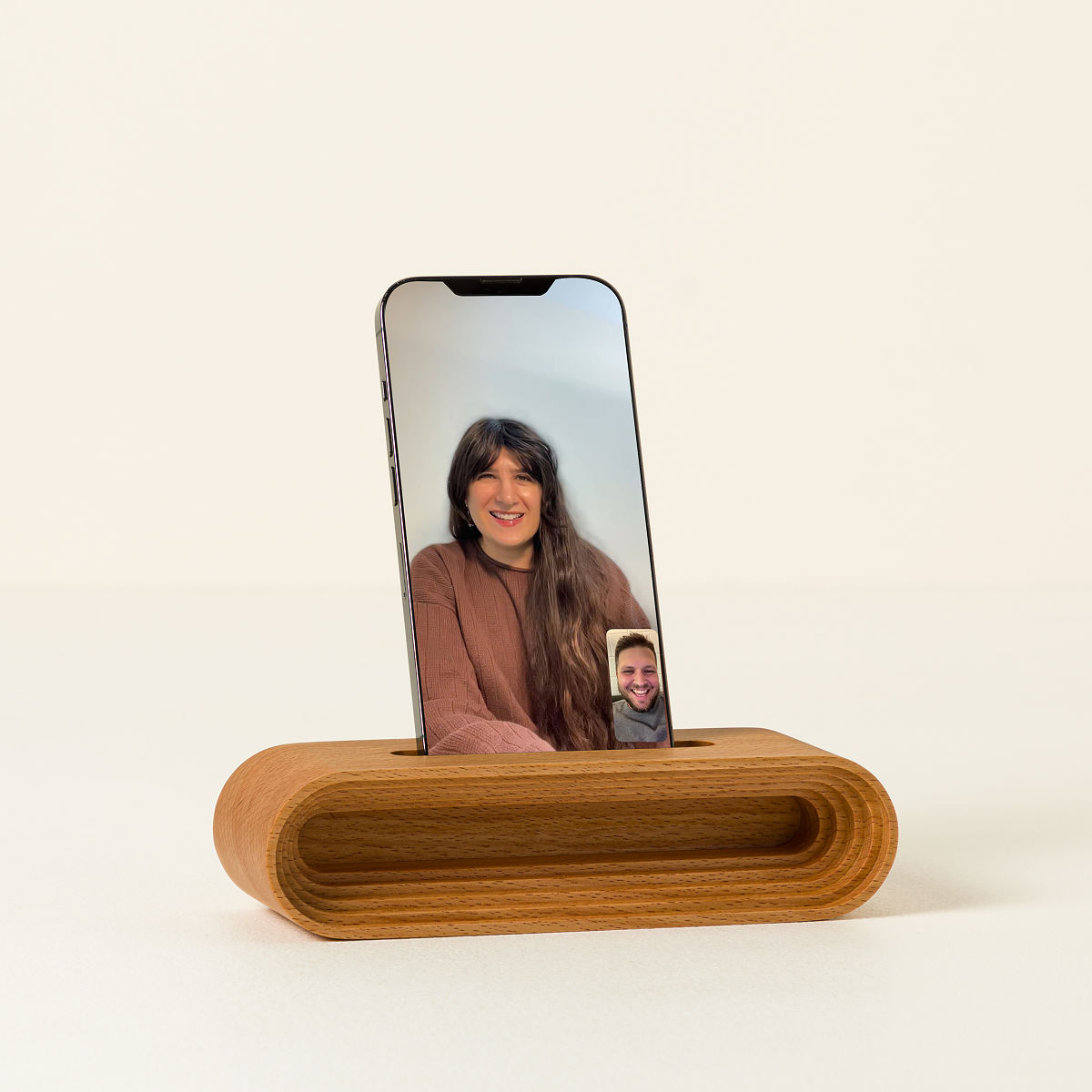 Uncommon Goods | Video Chat Phone Stand and Amplifier | Speaker