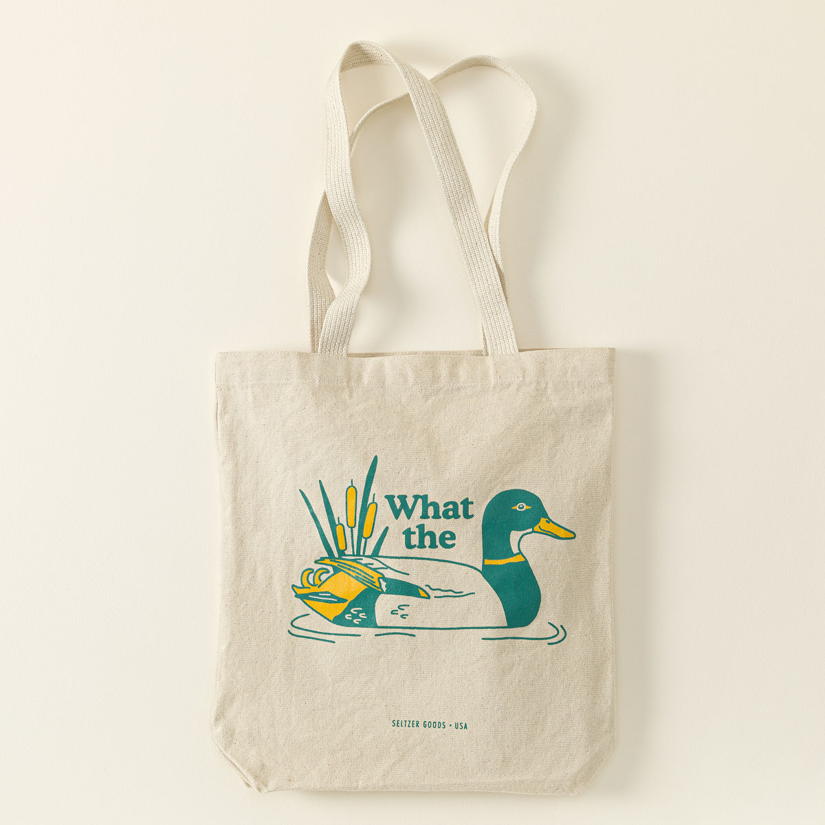 Uncommon Goods | What the Duck Tote Bag | Duck Tote