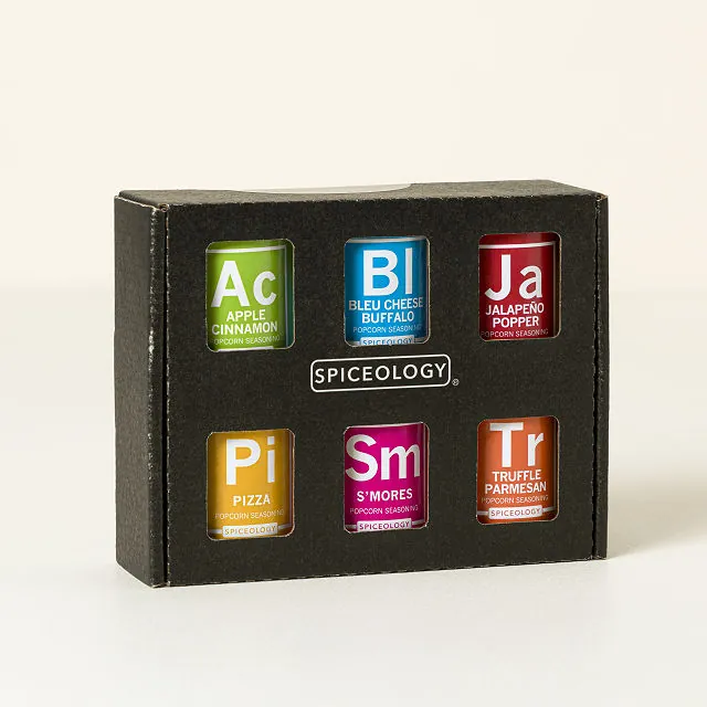 Periodic Table of Flavor Popcorn Seasoning Set | Uncommon Goods
