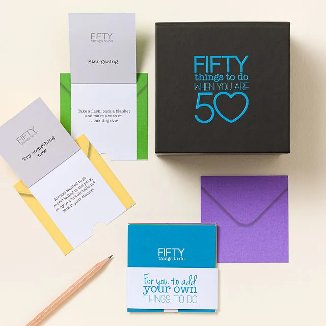 Uncommon Goods | 50 Things To Do When You Are 50 | 50 Birthday
