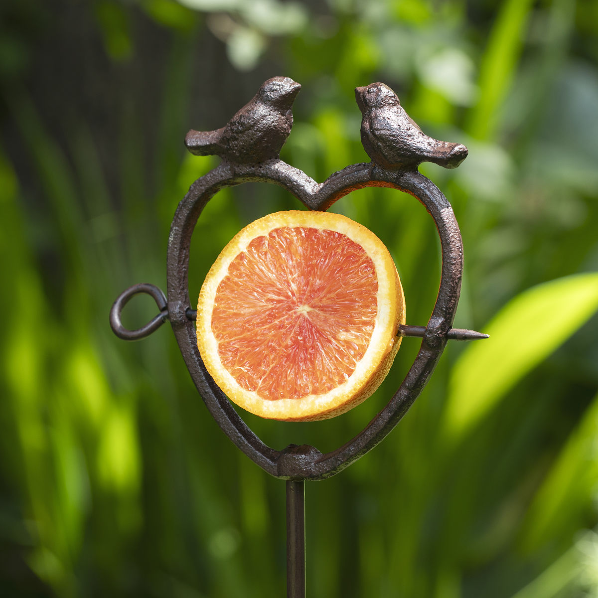 Uncommon Goods | Cast Iron Fruit Feeding Stake | Feeding Stake