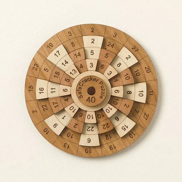 Uncommon Goods | Safe Cracker Number Wheel Puzzle | Number Game