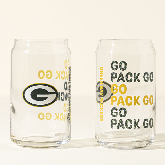 Uncommon Goods | Show Your Spirit! NFL Can-Shaped Glass Set | NFL Glass