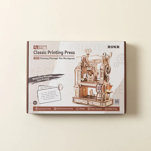 Uncommon Goods | Printing Press DIY Building Kit | DIY Kit