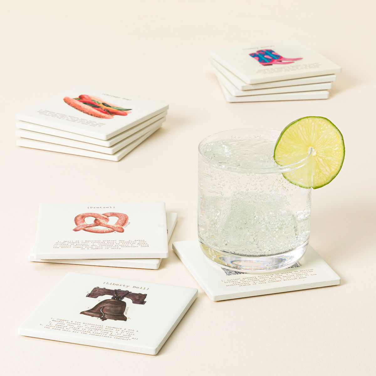 Uncommon Goods | Boston - Icons of Your City Coasters | City Coasters