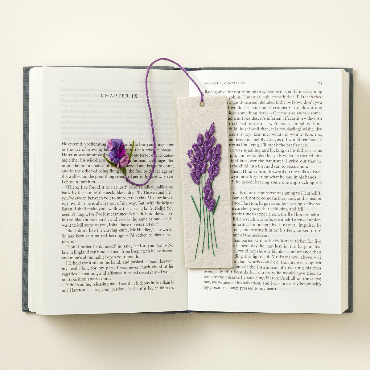 Uncommon Goods | Blooming Lavender Scented Bookmark | Bookmark