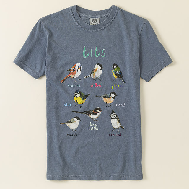 Uncommon Goods | Tits - Large - Fowl Language Tee - Tits & Boobies ...