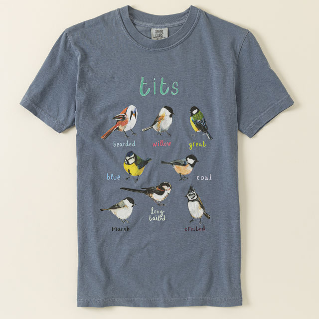 Uncommon Goods | Tits - XLarge - Fowl Language Tee - Tits & Boobies ...