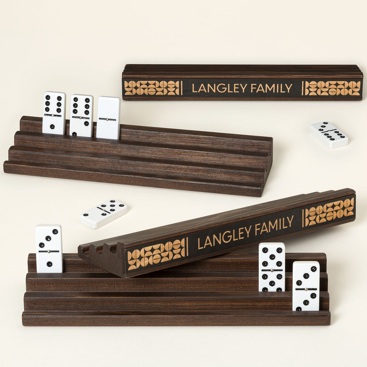 Uncommon Goods | Personalized Domino Holders | Game Night