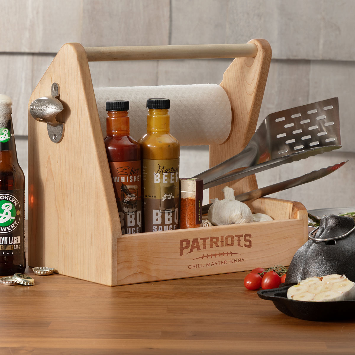 Uncommon Goods | NFL Grillmaster's Cookout Caddy | Grilling NFL