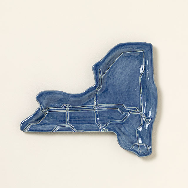 All Roads Lead Home Ceramic State Catch All