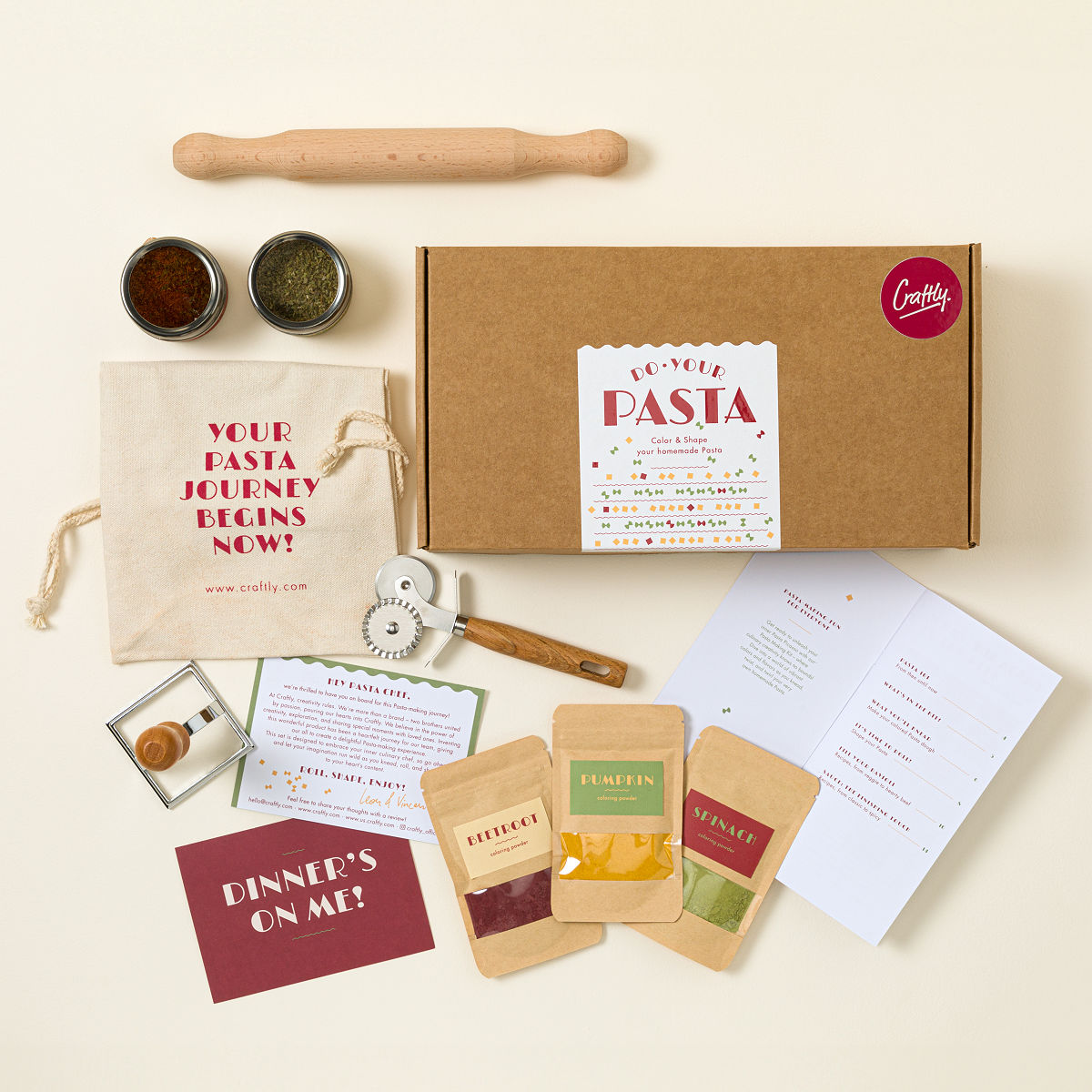 Uncommon Goods | Homemade Pasta Making Kit | Homemade pasta