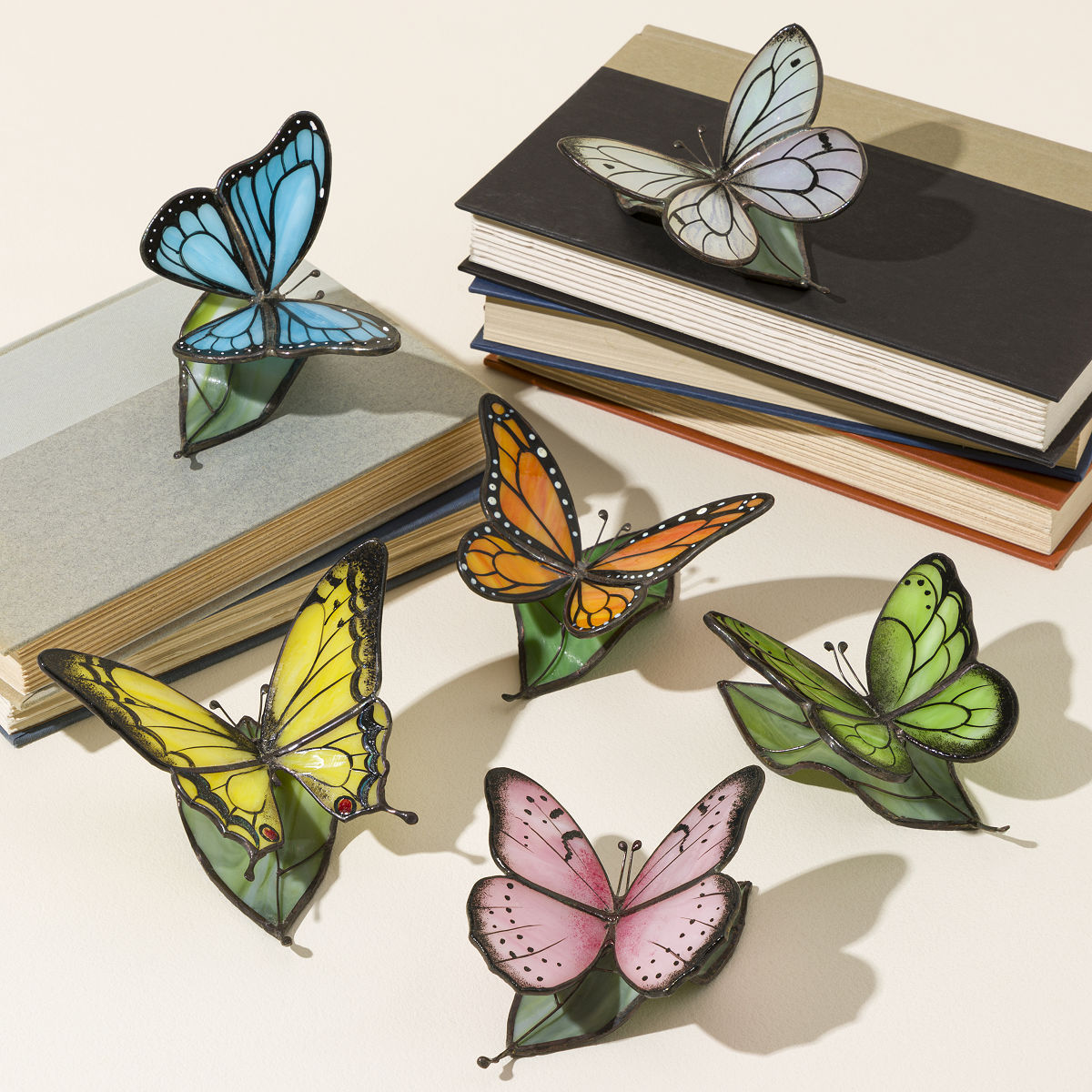 Uncommon Goods | Stained Glass Butterflies with a Message | Art