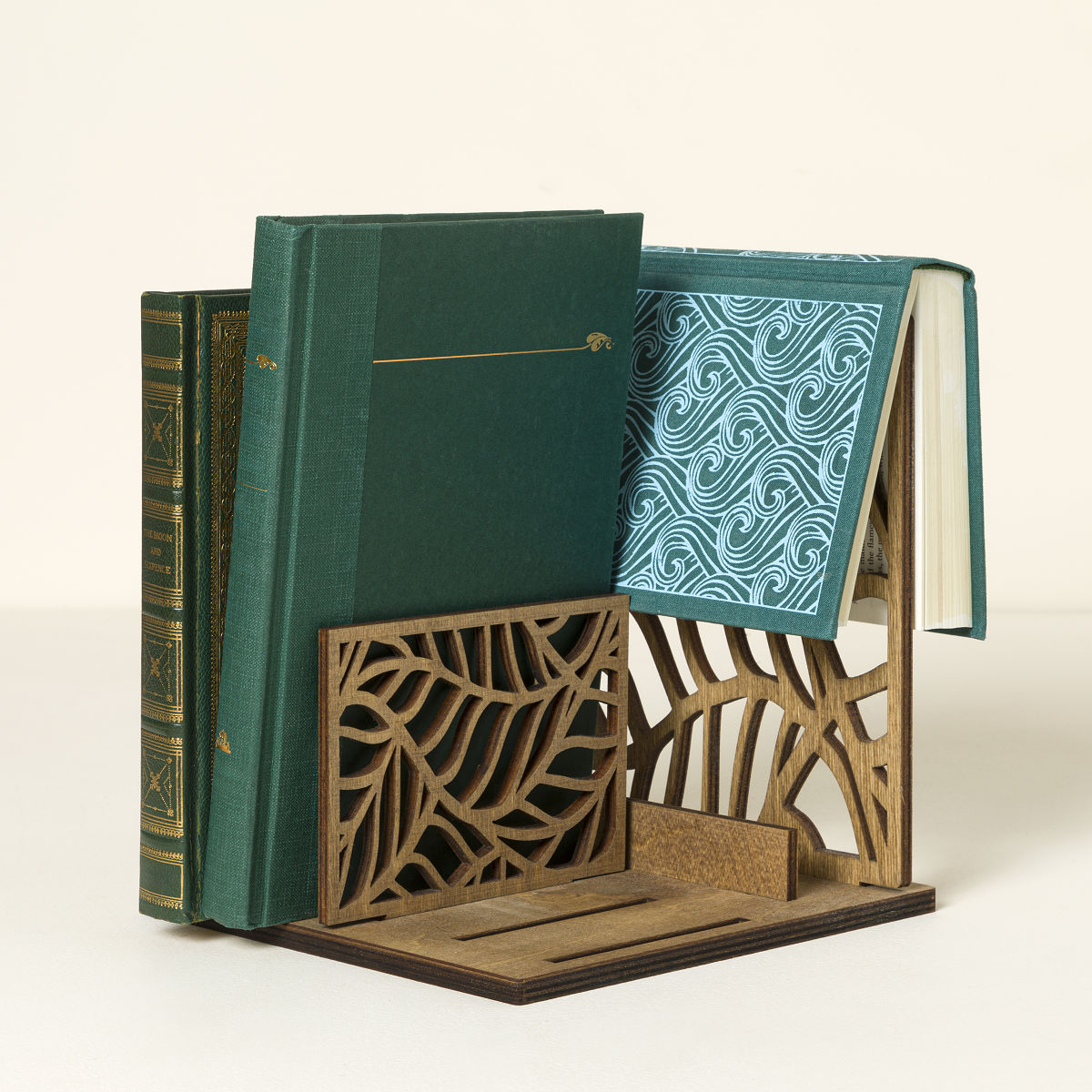 Uncommon Goods | Mini Home Library | Small book stand