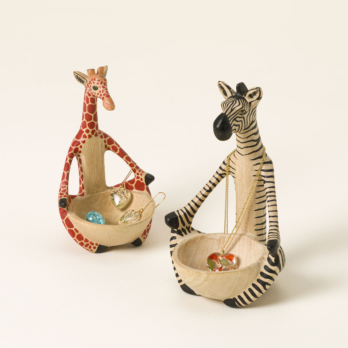 Uncommon Goods | Meditating Animal Jewelry Tray | Trinket Tray