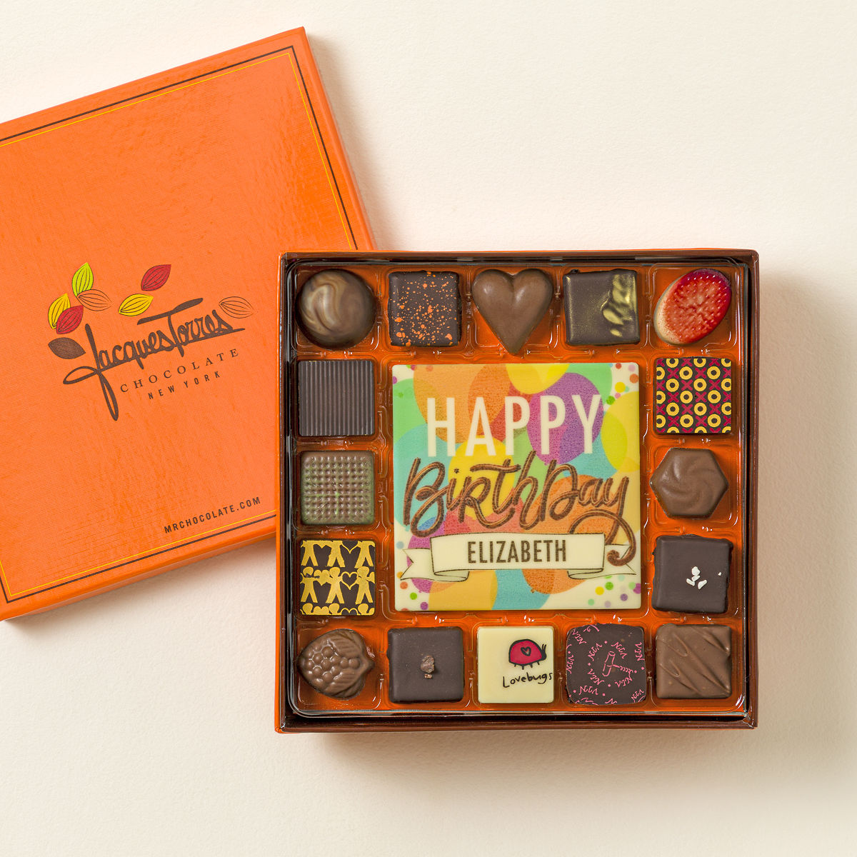 Uncommon Goods | Personalized Happy Birthday Chocolate Box | Chocolates