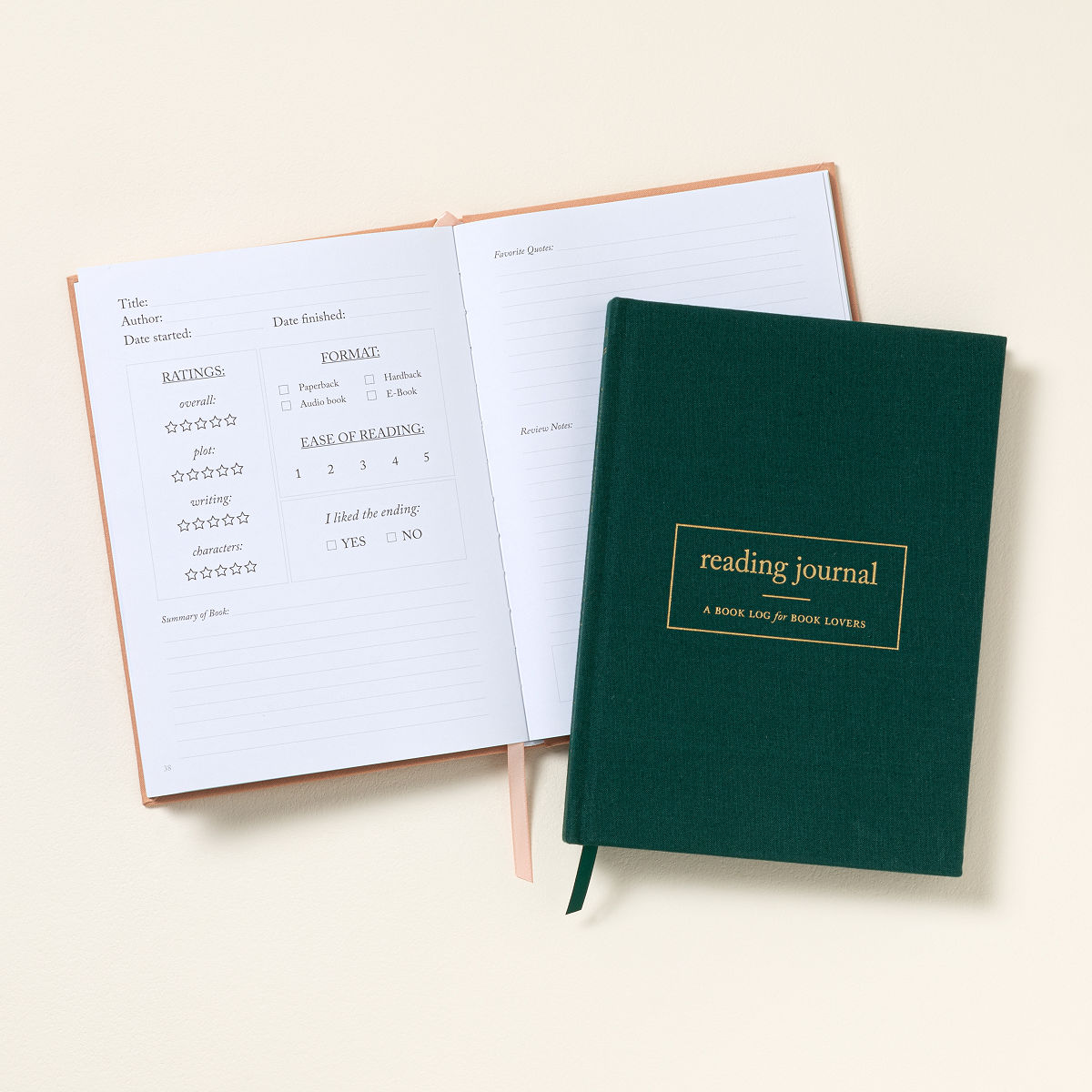 Uncommon Goods | Emerald - Book Lover’s Guided Reading Journal ...