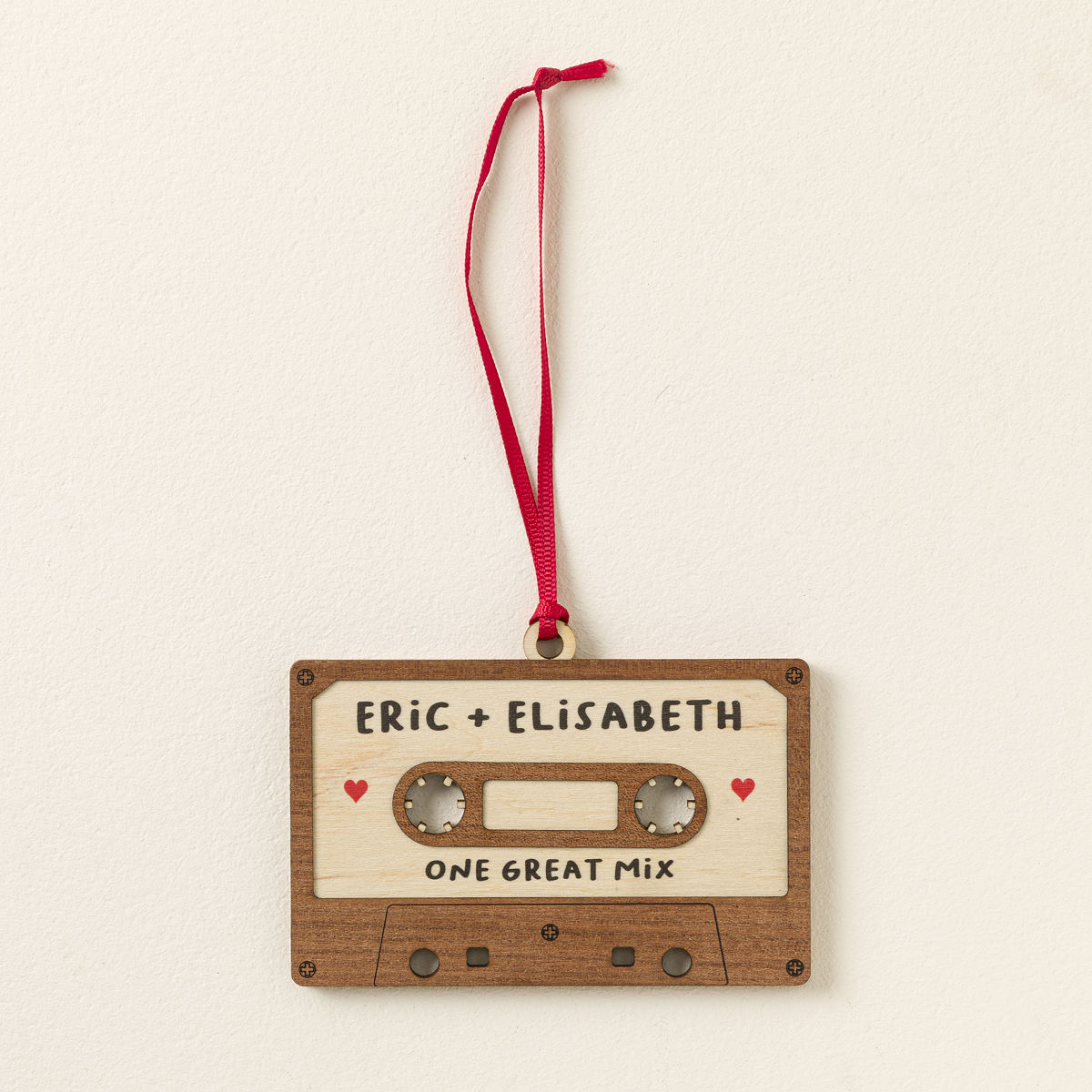 Uncommon Goods | Personalized One Great Mix Ornament | Mixtape
