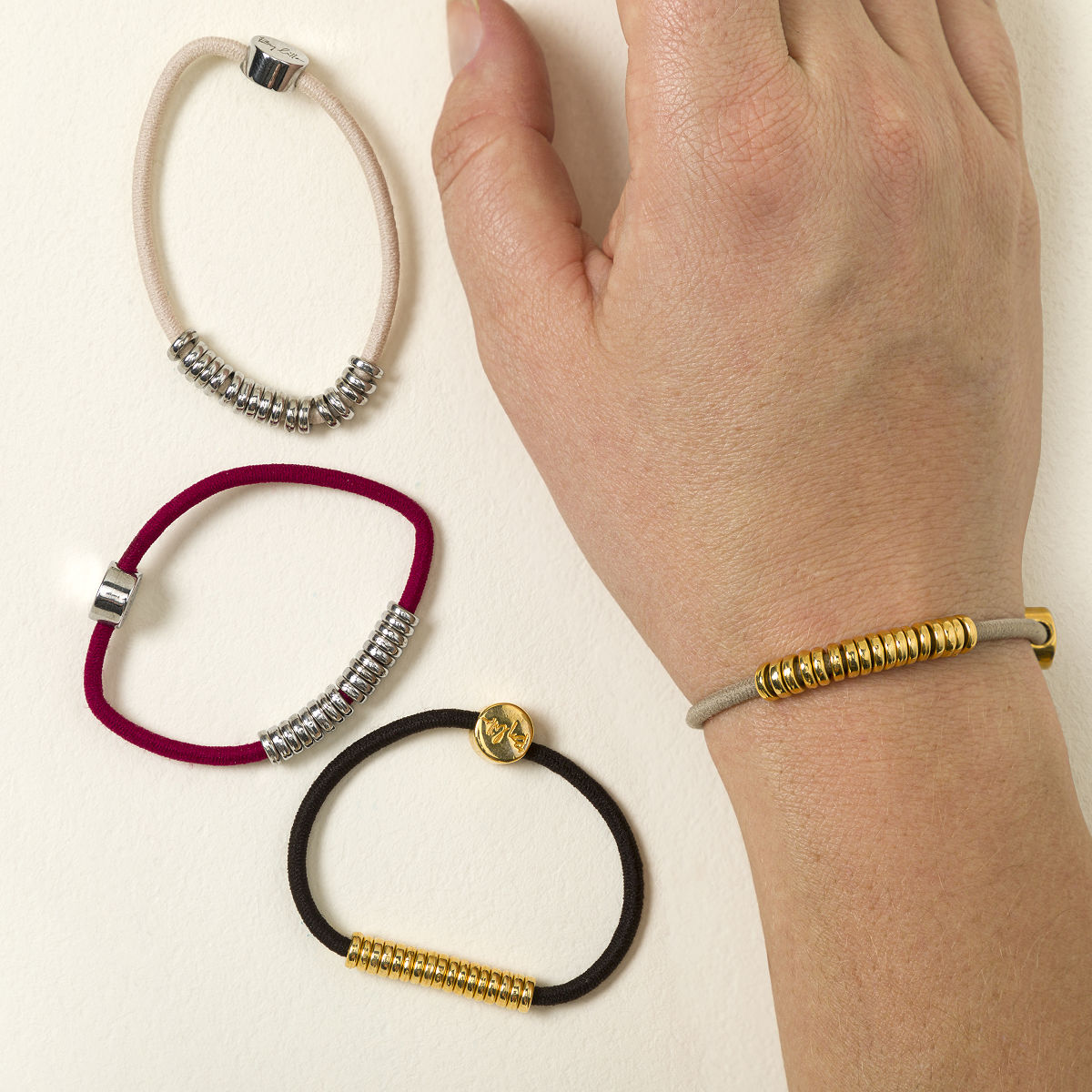 Uncommon Goods | 2-in-1 Hair Tie Bracelet – Set of 2 | Ponytail